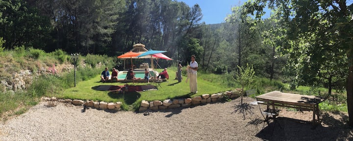 Authentique Mas Provençal, Piscine, Studio - Auriol