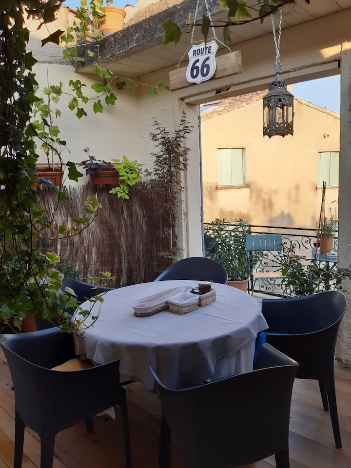 Joli Appartement Avec Belle Terrasse à 3km Uzes - Uzès