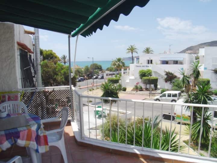 First Line Beach. Studio-loft. Air Con -La Gaviota - Mojácar