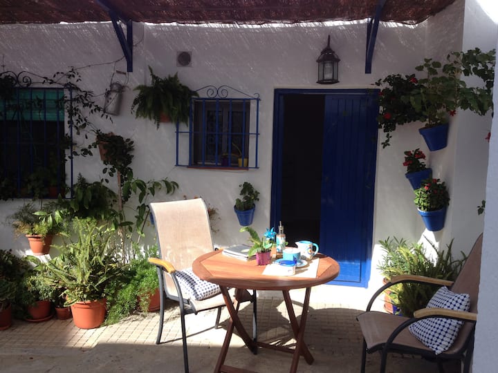 Casita Azul / Blaues Häuschen En Patio Andaluz. - 安達盧西亞