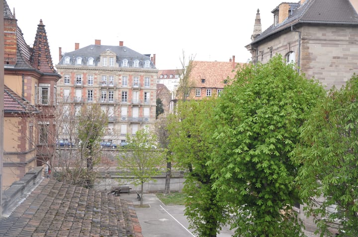 F2 Belle Vue Sans Vis à Vis Au Calme - Gare de Strasbourg Ville