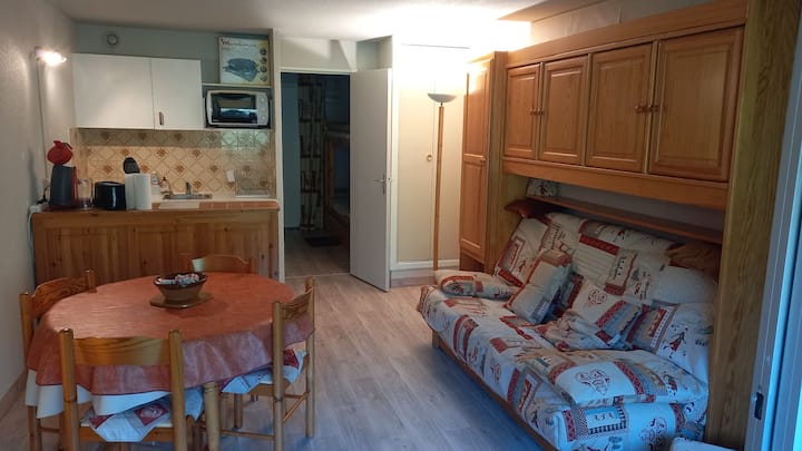 Jolie Petit Studio Avec Vue Sur La Montagne - Pra-Loup