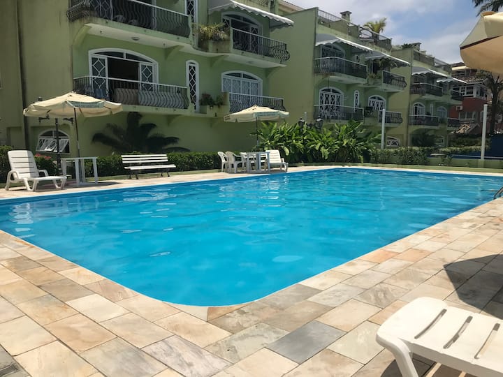 Apartamento Impecável Frente Para Mar,praia Grande - Ubatuba