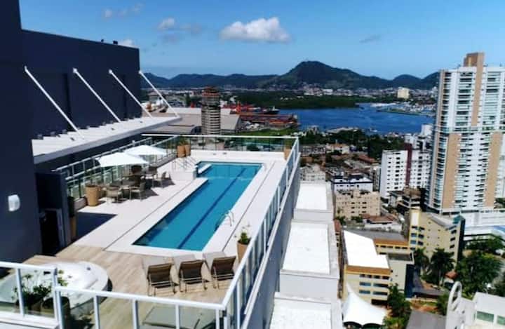 Studio Aconchegante Na Ponta Da Praia Em Santos.sp - Guarujá