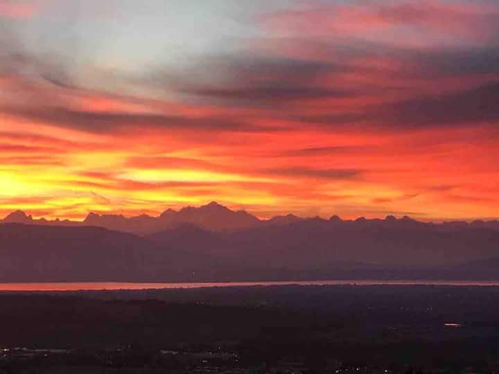 Villa Avec Piscine, Vues Du Lac Léman, Mont Blanc - Divonne-les-Bains