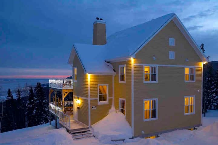 L’étoile De Charlevoix Haut Vue Fleuve + Spa - Baie-Saint-Paul