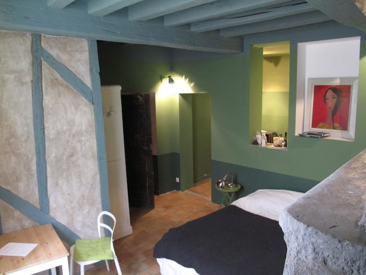 Maison Du Corbelier De Belligan - La Chambre Verte - Angers