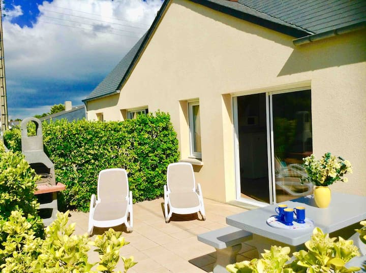 Maison G à 40 Metres De La Plage-2 Minutes à Pied - Portbail