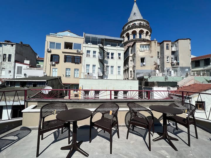 Shared Terrace/ Studio Flat/ Next To Galata Tower - Beyoğlu