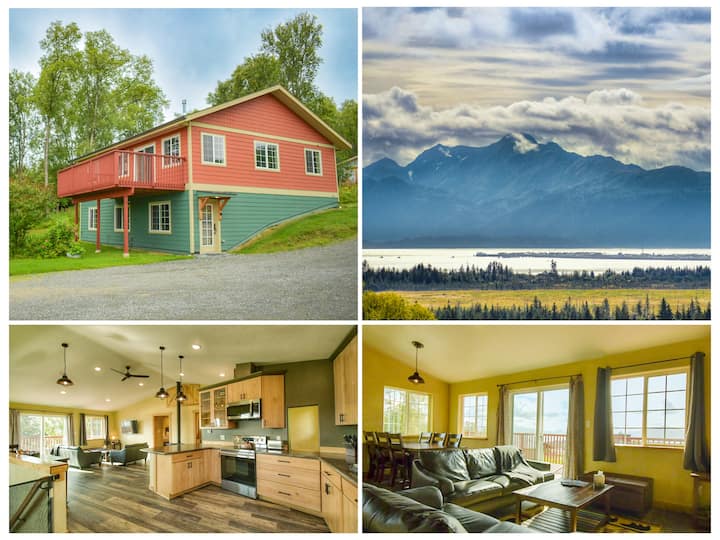 Bear Creek Cottage - Upper - Bay & Mountain Views! - Homer, AK