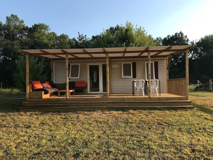 Mobil Home 4 Pers Au Lac De Parentis En Born - Parentis-en-Born