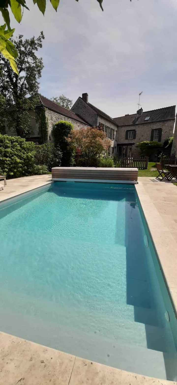 Maison De Charme Avec Piscine à 45 Min De Paris - Chantilly