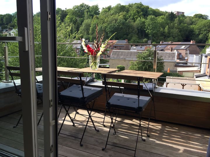 A Namur Même, Appt Avec Terrasse, Parking Gratuit - Namur