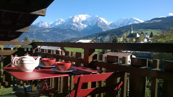 Appartement De Standing Vue Mont-blanc 4 Personnes - Combloux