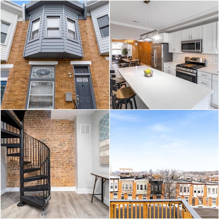 Renovated Canton Gem | Rooftop Deck And A Driveway - Baltimore, MD
