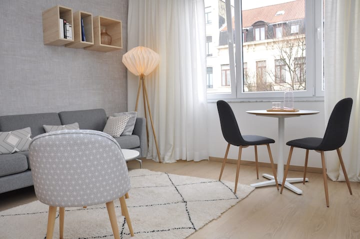 Cosy Scandinavian Design Appartment - Brussels