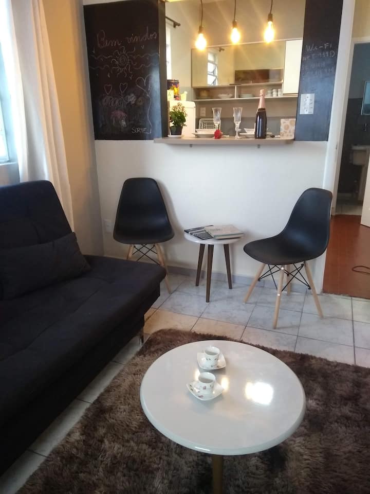 Apto Studio Em São Vicente A 2 Quadras Da Praia - Sao Vicente, Brazil