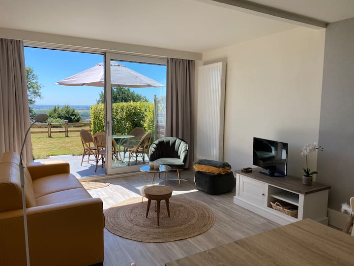 Studio Met Panoramisch Zicht, Terras En Tuin - Heuvelland