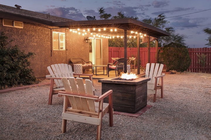 Desert Oasis•fire Pit, Views, Near Park & Village - Joshua Tree, CA