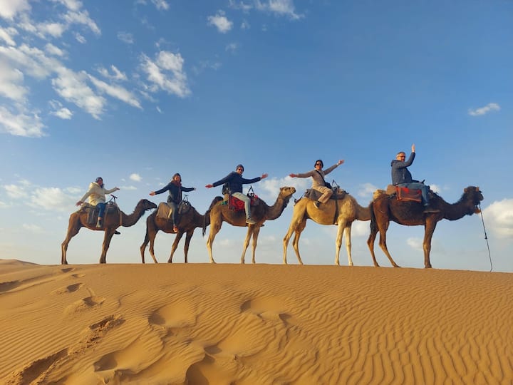 Tents And Golden Sands  Merzouk. - Marrakech