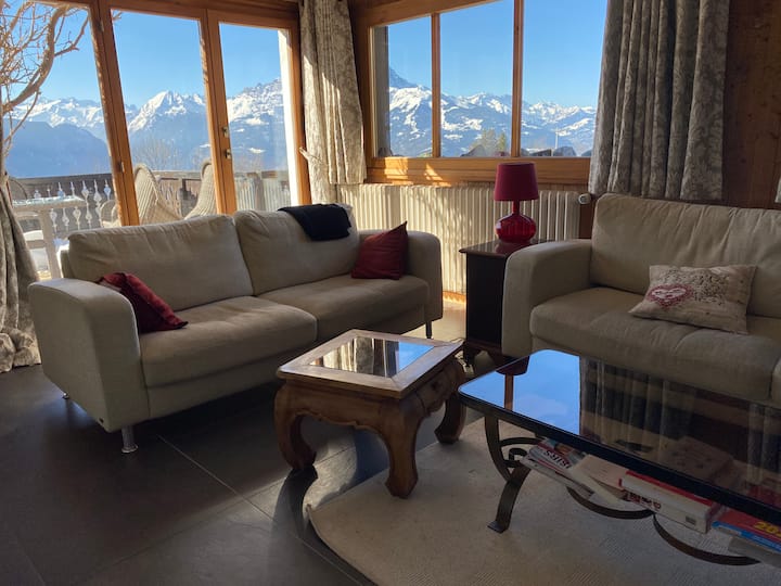 Chalet Familial Villars Avec Jardin & Superbe Vue - Villars-sur-Ollon