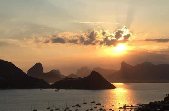 Casa Veromar: Vista Espetacular Do Rio De Janeiro - Niterói