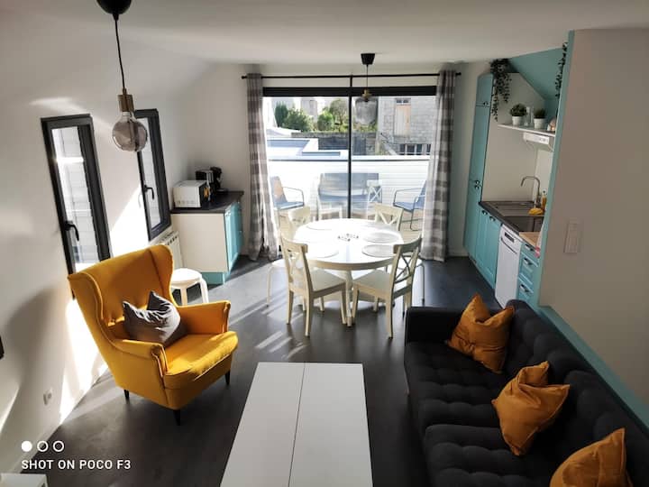 Petite Maison "Triskel" T4 Duplex - Centre Ville - Roscoff