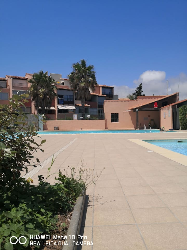 Vue Superbe Sur Chenal Et Bateaux - Agde