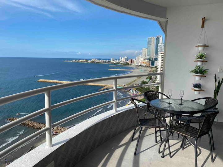 Hermoso Apartamento Vista Al Mar - Cartagena