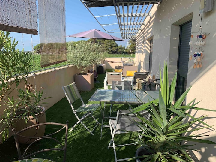 Location Appartement Avec Terrasse - Fabrègues