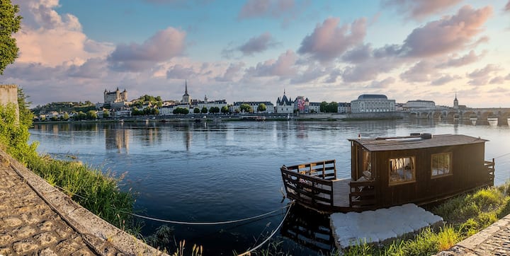 Le Martin Pêcheur: Lujoso Ecolodge Boat - Barcos en renta en Saumur ...