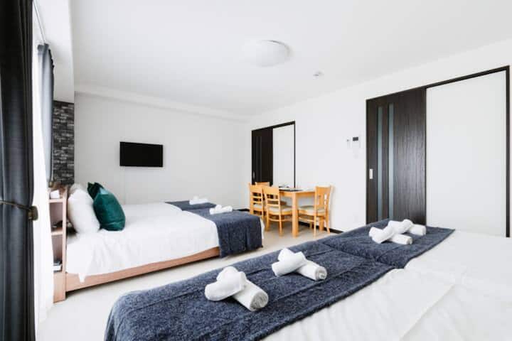 6ppl/4mins To Metro Sta/easy Access->namba /9768 - Osaka