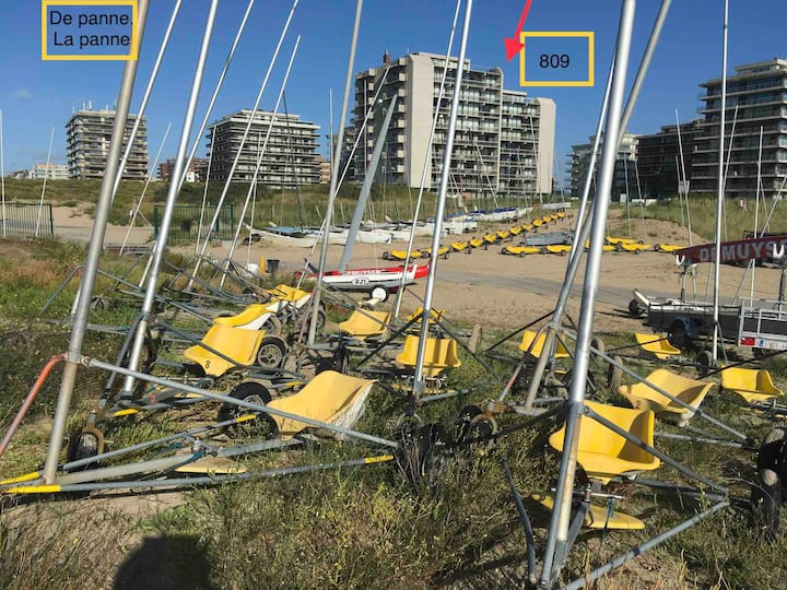 De Panne Studio Met Zeezicht En Verwarmd Zwembad. - De Panne
