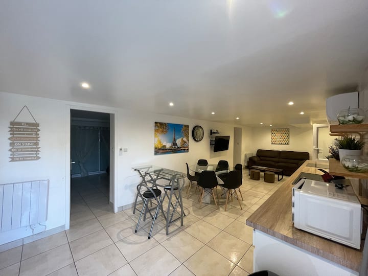 Appartement 3 Ch Proche Eurexpo, St Priset, Genas - Saint-Bonnet-de-Mure