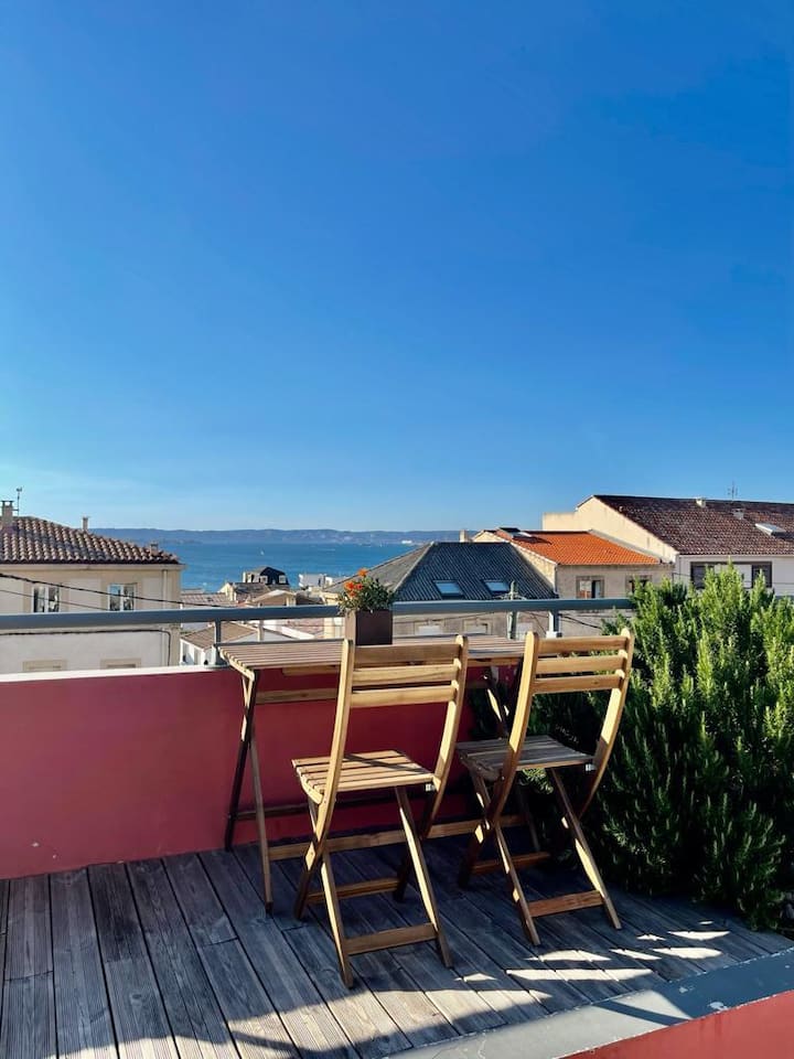 Appartement D’exception Vue Mer Plage & Calanque ☀️ - Marsella