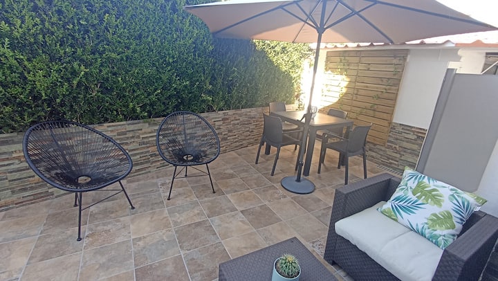 Precioso Apartamento áTico Con Patio - Portonovo