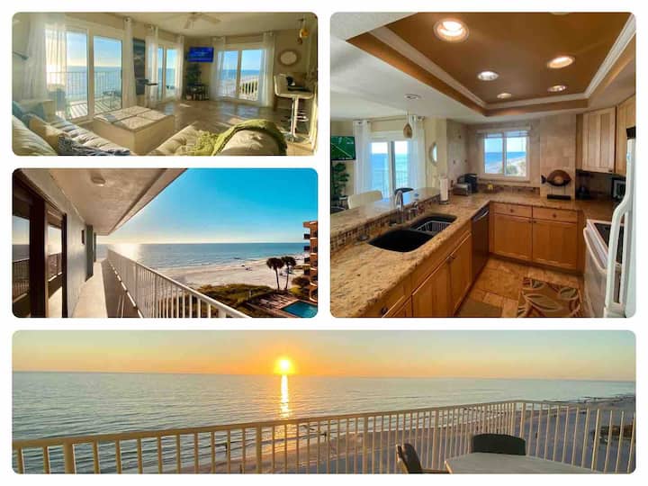 Perfect Sunset View From Private Beachfront Condo - Madeira Beach, FL