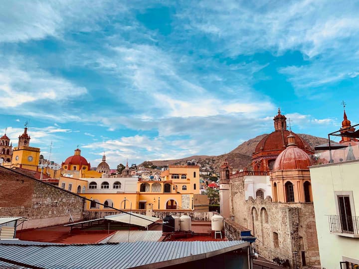 Súper Céntrico Habitación Privada Con Vista - Guanajuato
