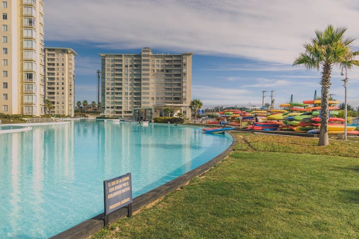 Hermoso Departamento En Laguna Vista, Algarrobo - Algarrobo