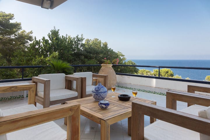 White & Sea – Villa Fronte Mare A Mondello-addaura - Palermo