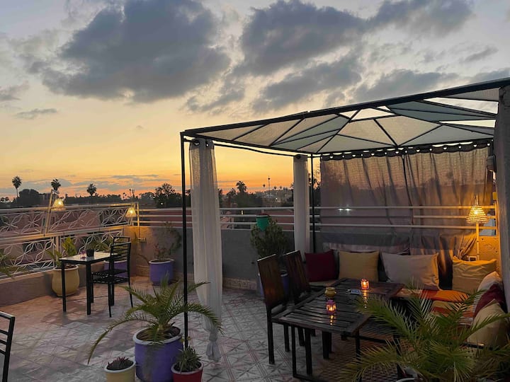 Appartement Bleu: Idéal Pour Votre Séjour - Marrakesh