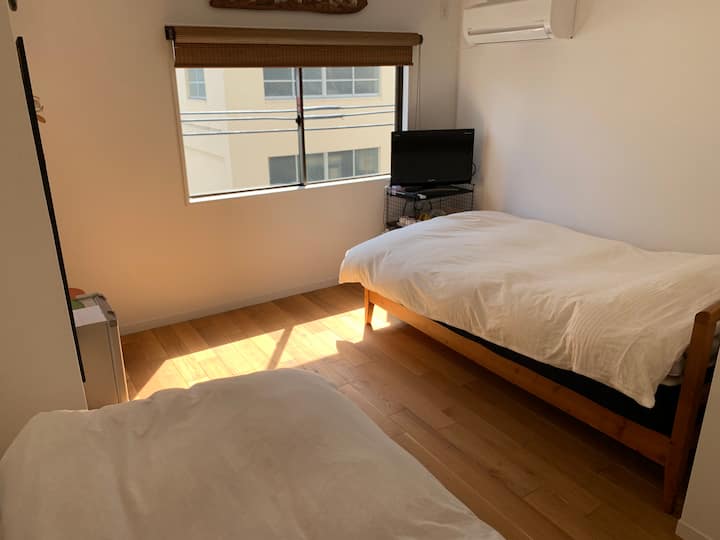 Modern & Central Economy Room A (Single Use) - Hiroshima