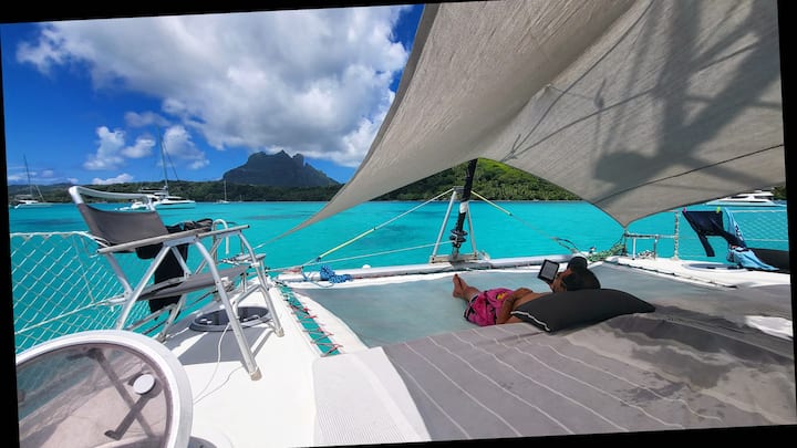 Catamaran - Bora-bora - Tahiti
