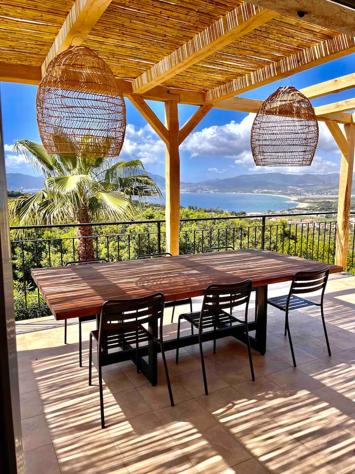 Porticcio - Villa Vue Mer Exceptionnelle (Rénovée) - Ajaccio