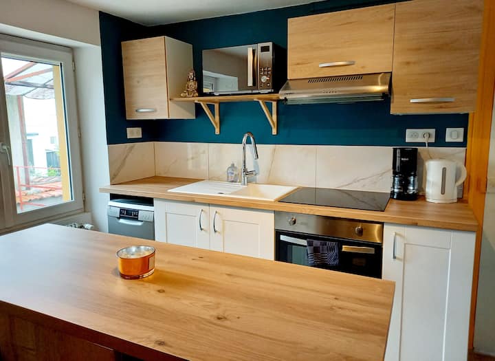 La Grande Rochette 2 Chambres 3 Lits Rooftop - Roanne