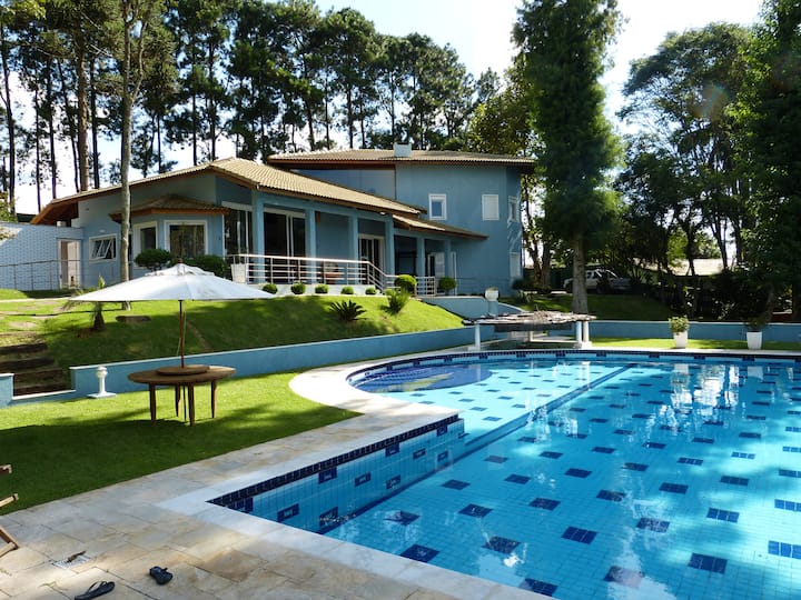 The Blue Mansion (25kms From São Paulo City) - Cotia
