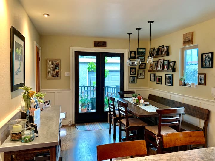 Qn Comfy Bd Quiet/walk To Cafés&grocery - Long Beach