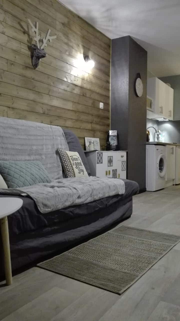 Appartement Chaleureux Avec Vue Sur Les Montagnes - Besse-et-Saint-Anastaise