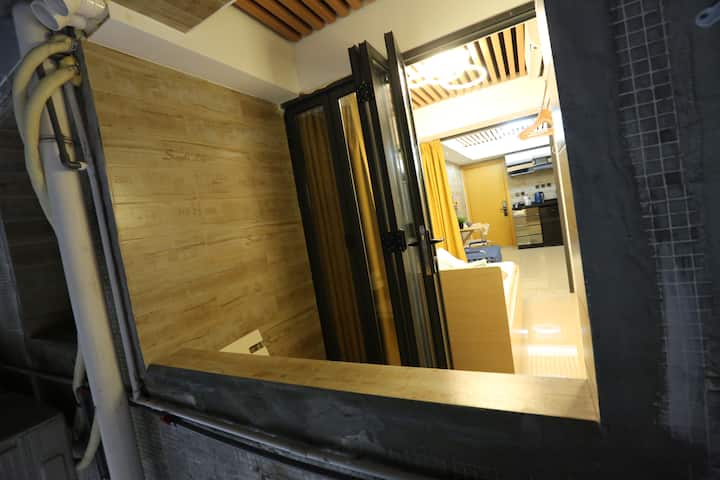 T2ab-4寝室,4小陽台,廟街夜市,佐敦站a出口4分鐘,廚房,即熱熱水器,行李寄存位置,自助入住 - Tsim Sha Tsui