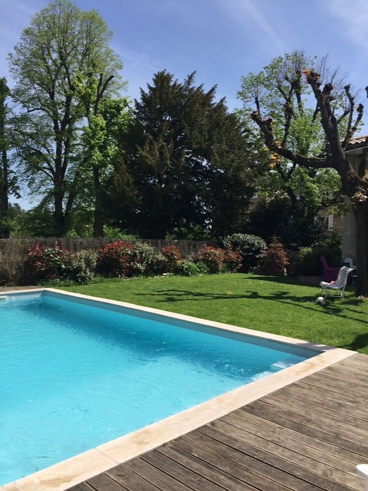 Grande Maison 10-14p Piscine La Rose Du Petit Bois - Neuville-sur-Saône